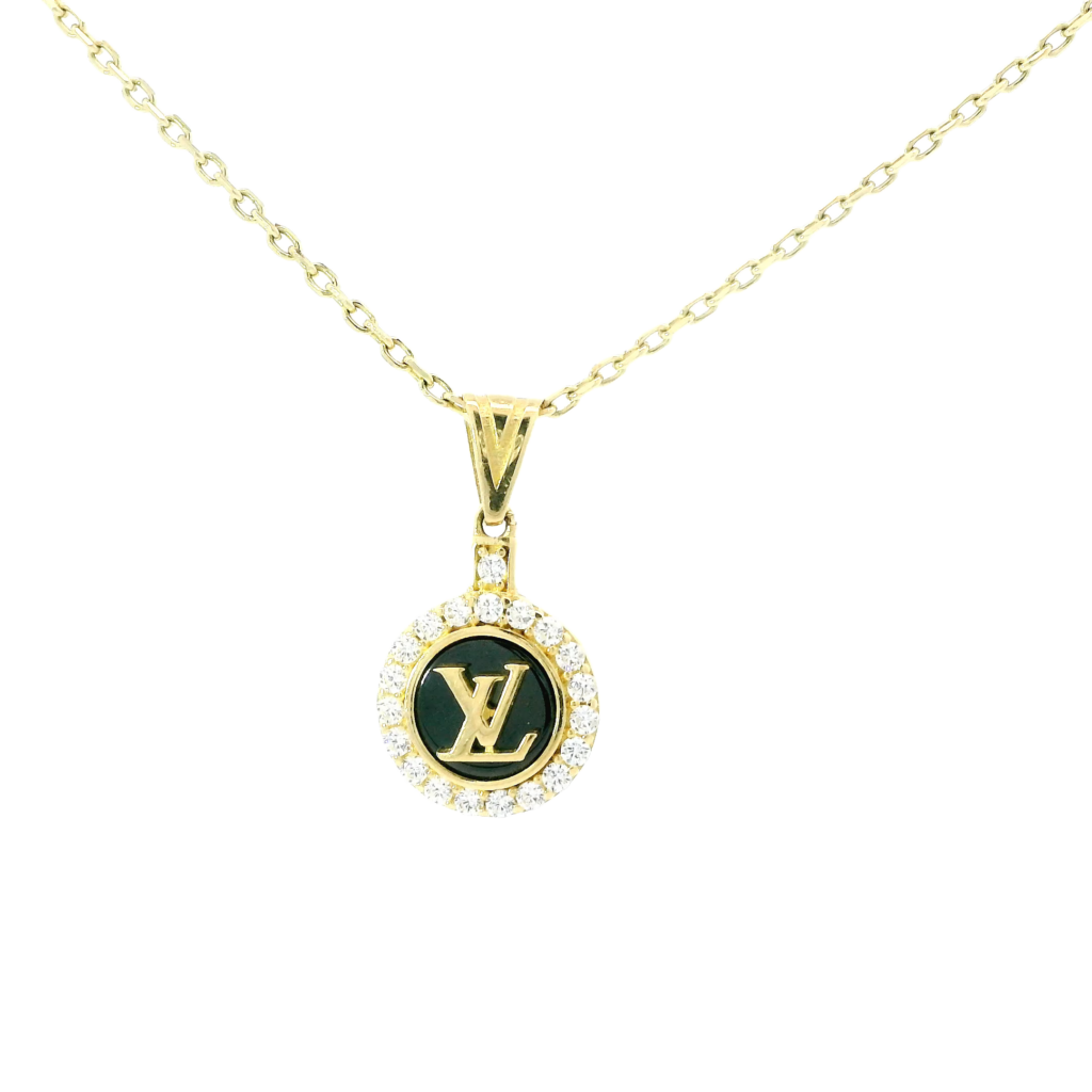 LV Pendant Necklace - Emporio Jewelers